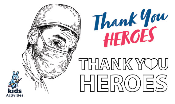Thank You Doctor Coloring Page 2020 ⋆ Kids Activities