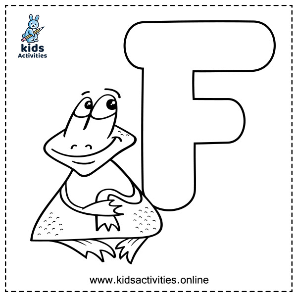 Abc Coloring Pages - Free Printable Alphabet For Kids ⋆ Kids Activities