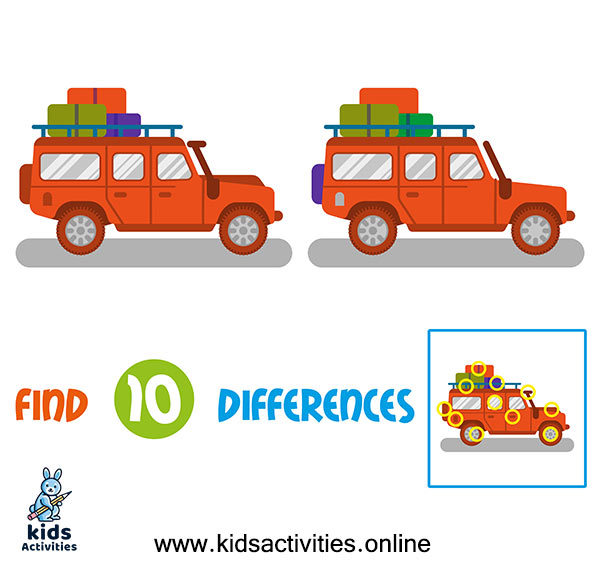Best 10+ Find difference between two images for kids ⋆ Kids Activities