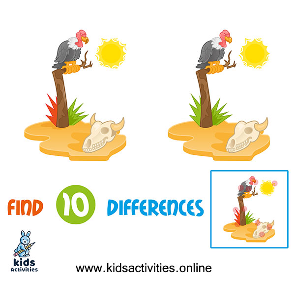 Best 10+ Find difference between two images for kids ⋆ Kids Activities