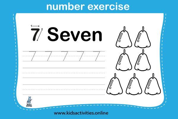 Free Printable: Writing Numbers 1 10 Worksheets ⋆ Kids Activities