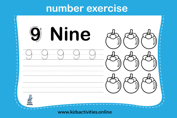 Free Printable: Writing Numbers 1 10 Worksheets ⋆ Kids Activities