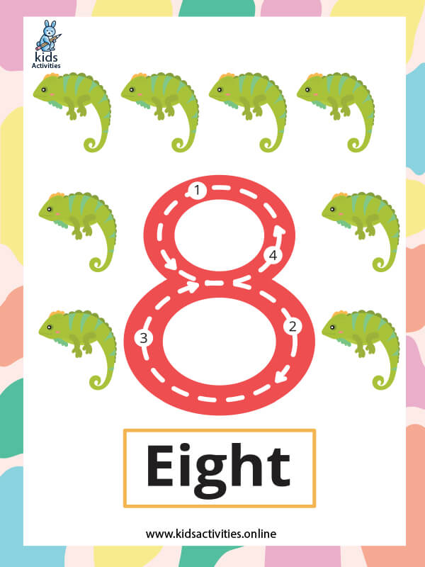 SIMPLE NUMBERS 1-10 FLASHCARDS PRINTABLE ⋆ Kids Activities