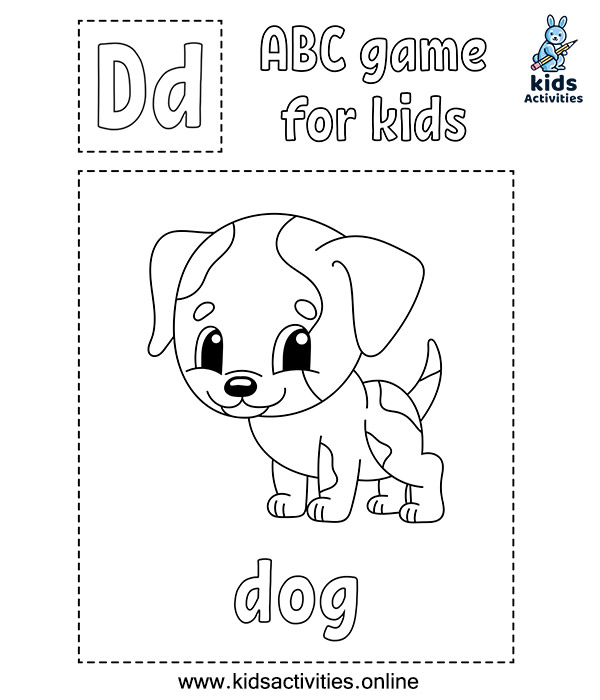 Free animal alphabet kinder coloring pages ⋆ Kids Activities