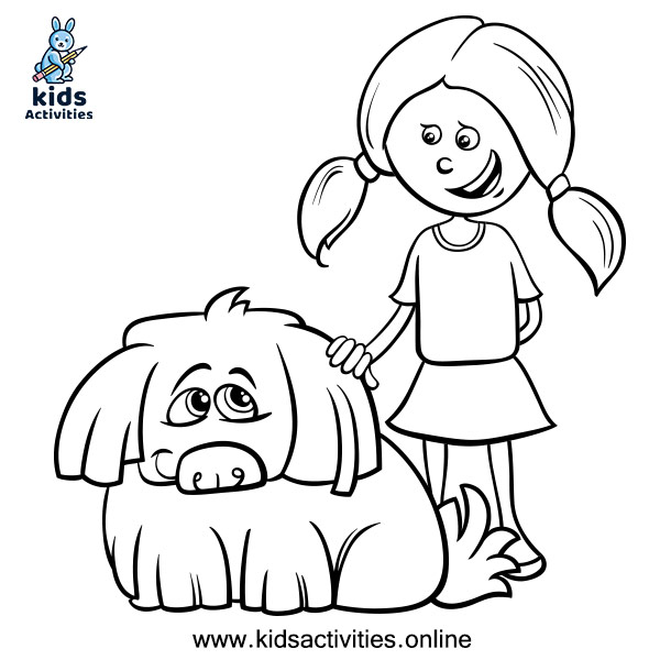 Free Printable Coloring Pages For Girls ⋆ Kids Activities