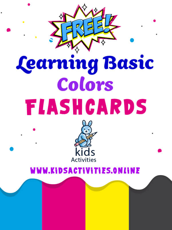 Free!- Learning Basic Colors Flashcards Printable ⋆ Kids Activities