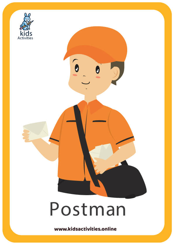 Free Printable Occupation Flashcards For Kindergarten ⋆ Kids Activities