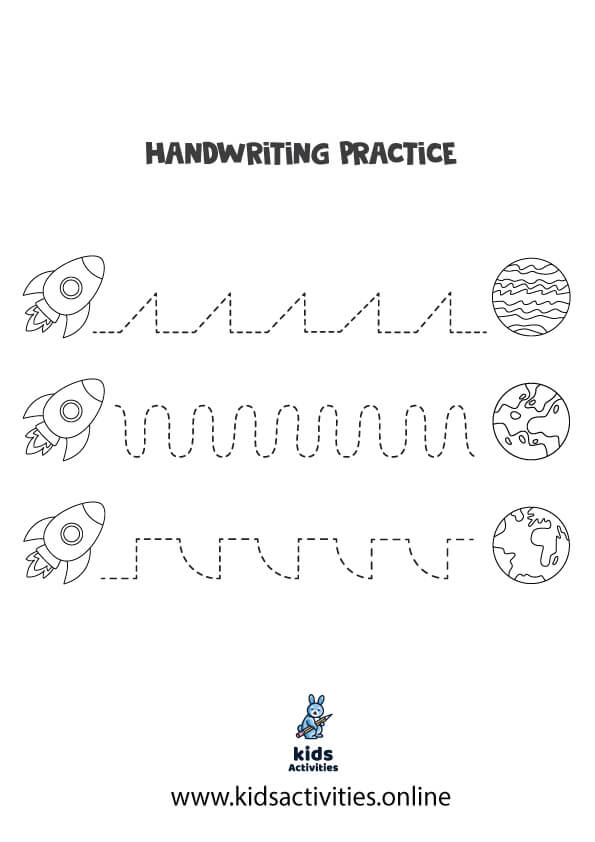 Free Printable Tracing Lines Worksheets PDF ⋆ Kids Activities