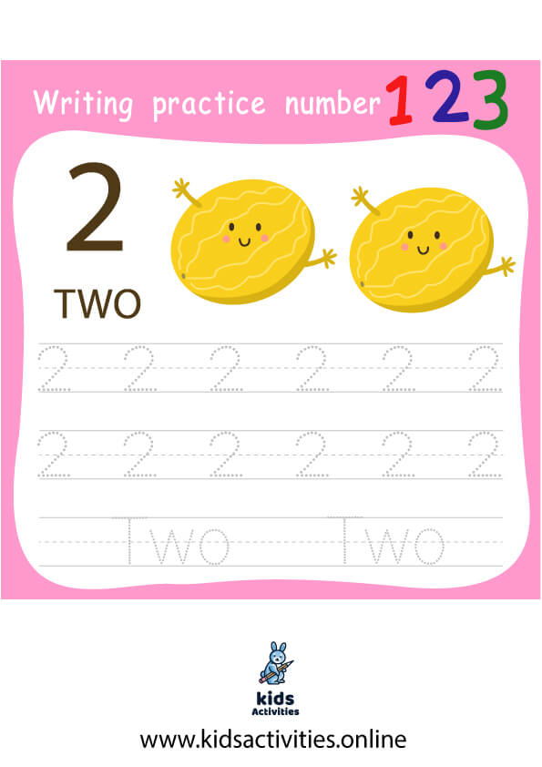 Free!- Printable practice writing numbers 1-10 for kindergarten pdf ⋆ ...