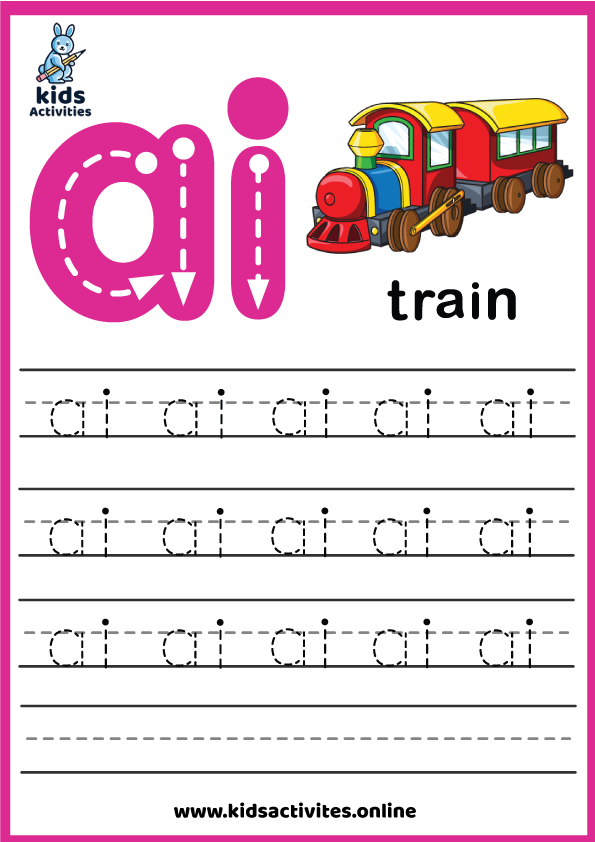 Phase 3 phonics sounds: "ai" sound jolly phonics ⋆ Kids Activities