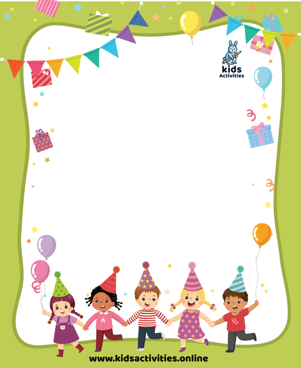 Free Children's Day Frames and Photo Frame ⋆ Kids Activities