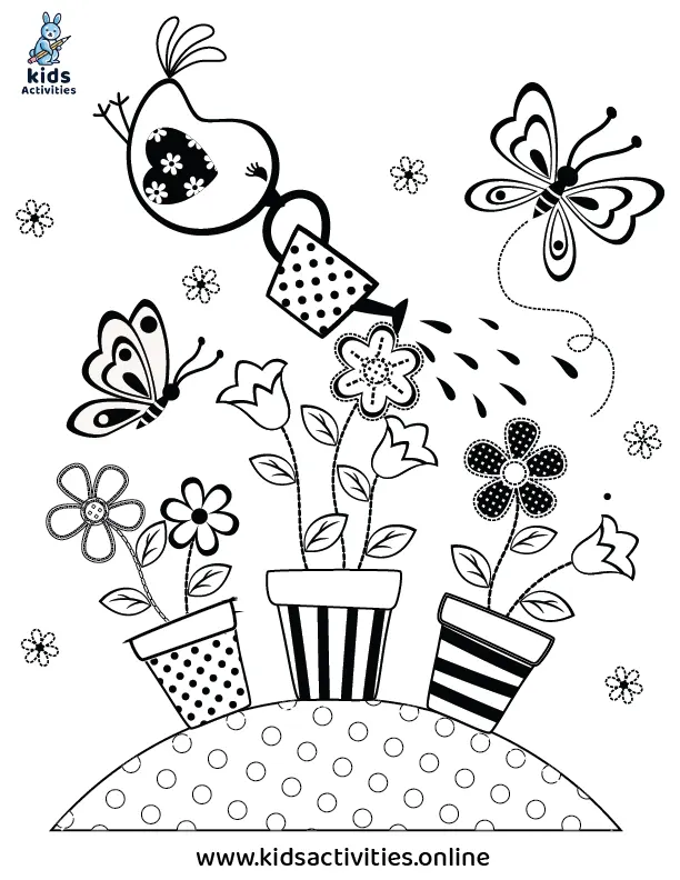 10+ Free Printable Summer Coloring Pages ⋆ Kids Activities