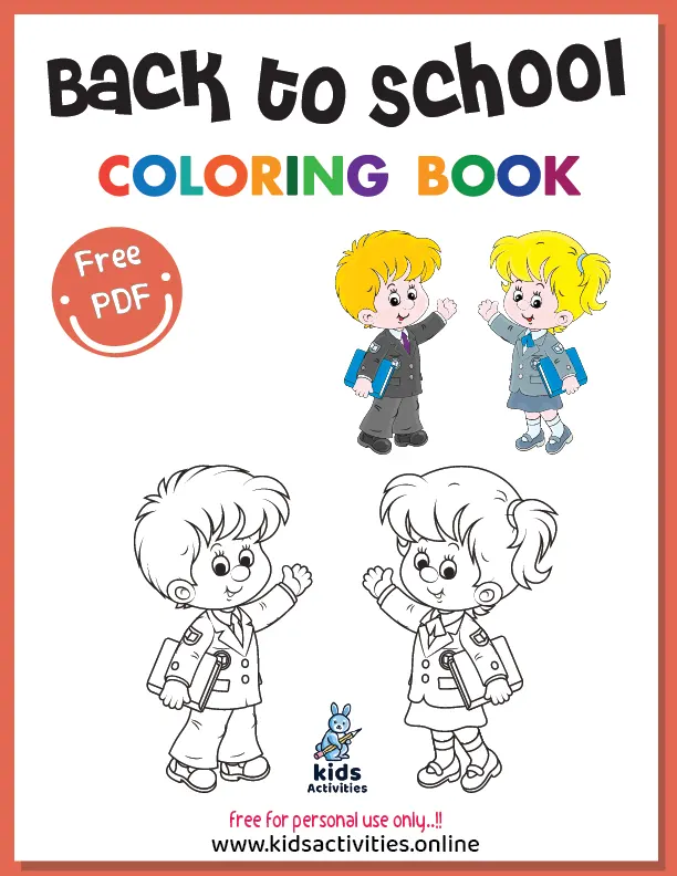 Back-to-school Coloring Pages, Free download ⋆ Kids Activities