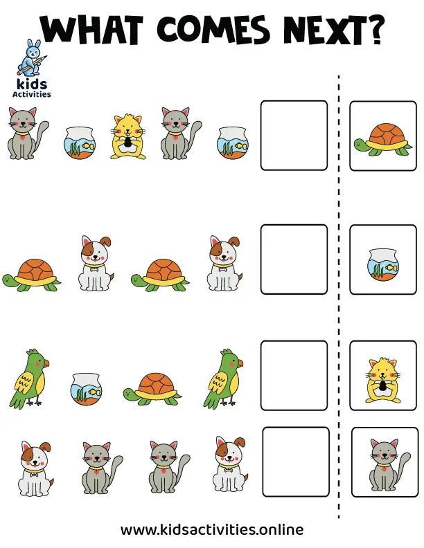 Free!- Pet Worksheets for Preschoolers ⋆ Kids Activities