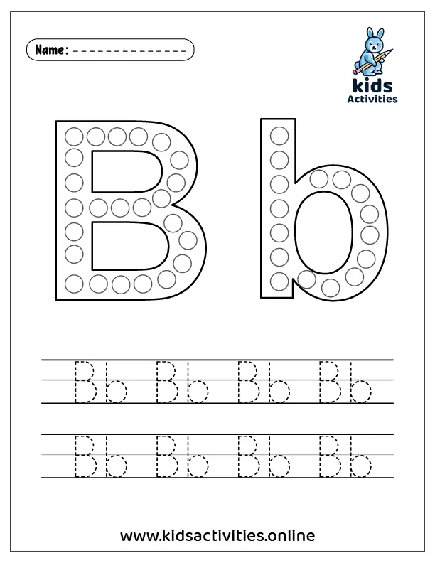 FREE Printables: Alphabet Do a Dot Marker Worksheets ⋆ Kids Activities