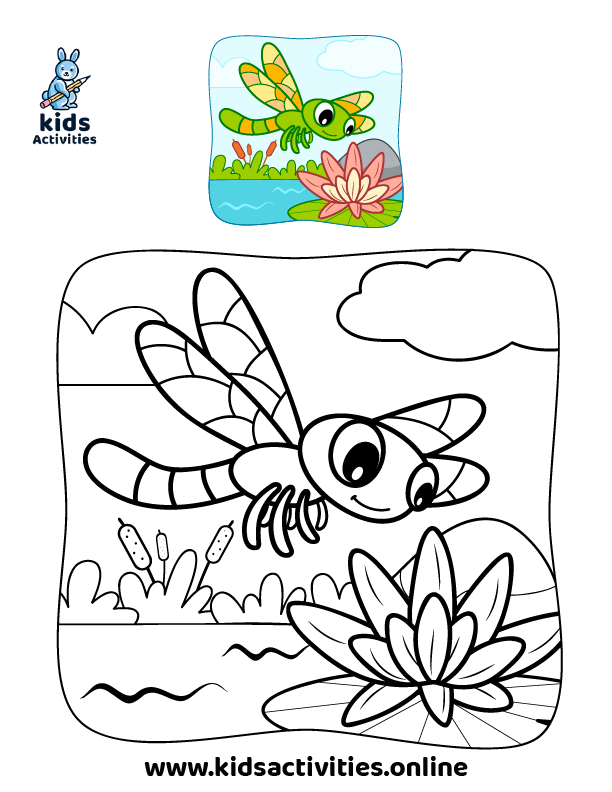 10 Free, Spring Coloring Pages& Book To Download ⋆ Kids Activities