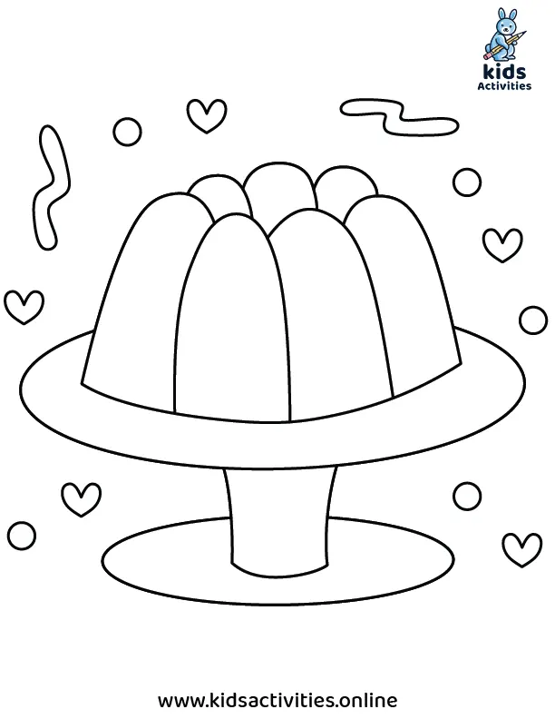 10 Fun and Easy Dessert Coloring Pages for Kids, Free printable