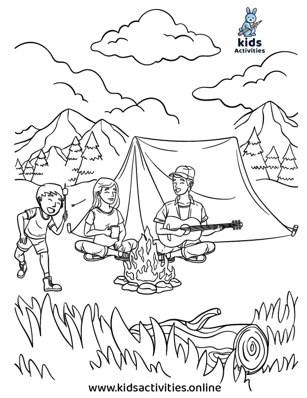 10 Free Printable Summer Coloring Pages for Kids ⋆