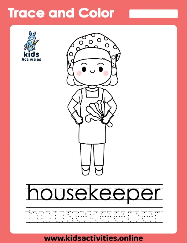 10 Free Printable Jobs Vocabulary Worksheets Pdf ⋆ Kids Activities