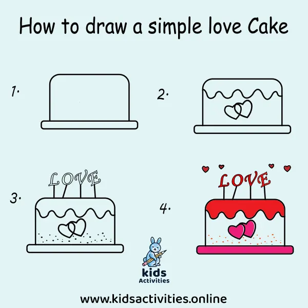 Drawing Cute Desserts for Kids Step by Step ⋆ Kids Activities