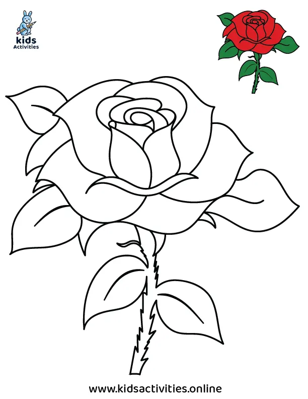 10+ Beautiful Free Coloring Pages of Flowers for Kids ⋆ Kids Activities