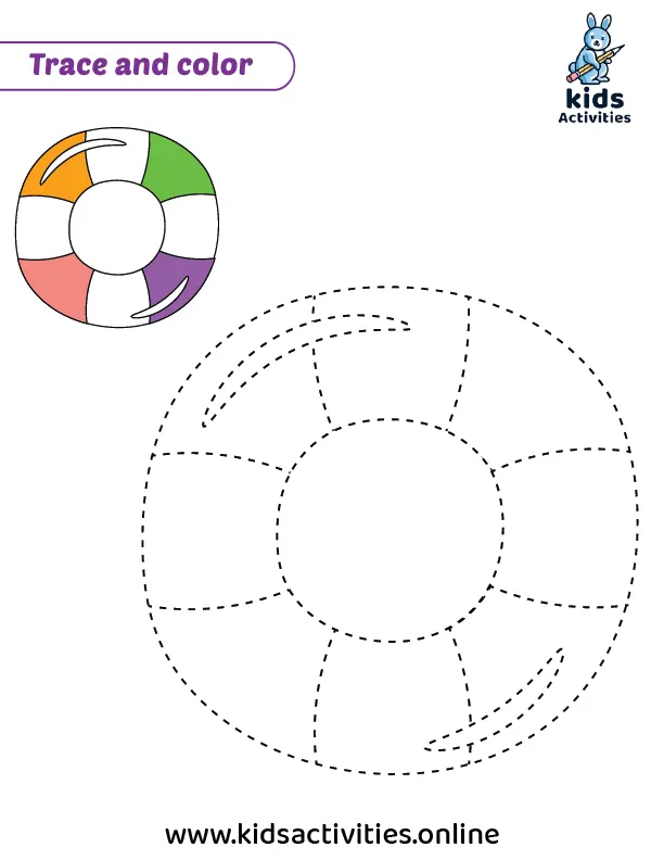 Preschool Summer Tracing Worksheets: Free Printables